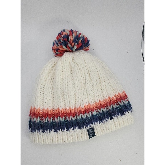 REI | Accessories | Rei Teens Kids 74 Acrylic Knit Beanie W Pompom And ...
